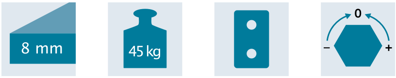 BF 112, BO 112, BH 112 Türgriff - Gral Systeme